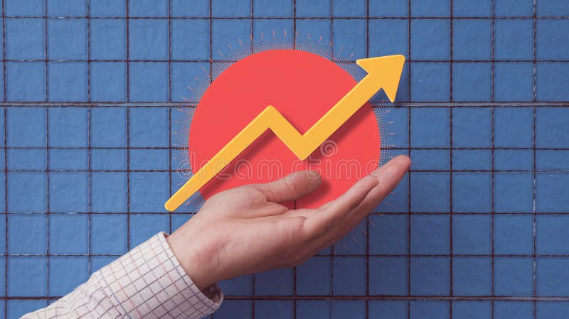 Dynamic Growth: a Visual Narrative of Progress and Success Stock ...