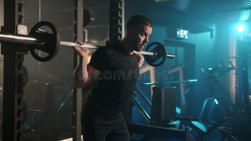 Dynamic Gym Workout: Young Athlete S Routine with Barbell, Dumbbells ...