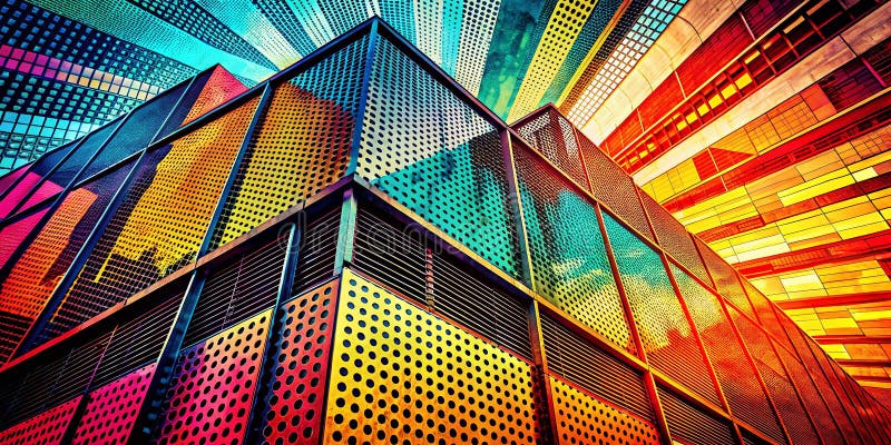 Dynamic Halftone Spray Texture Background for Architectural Photography ...