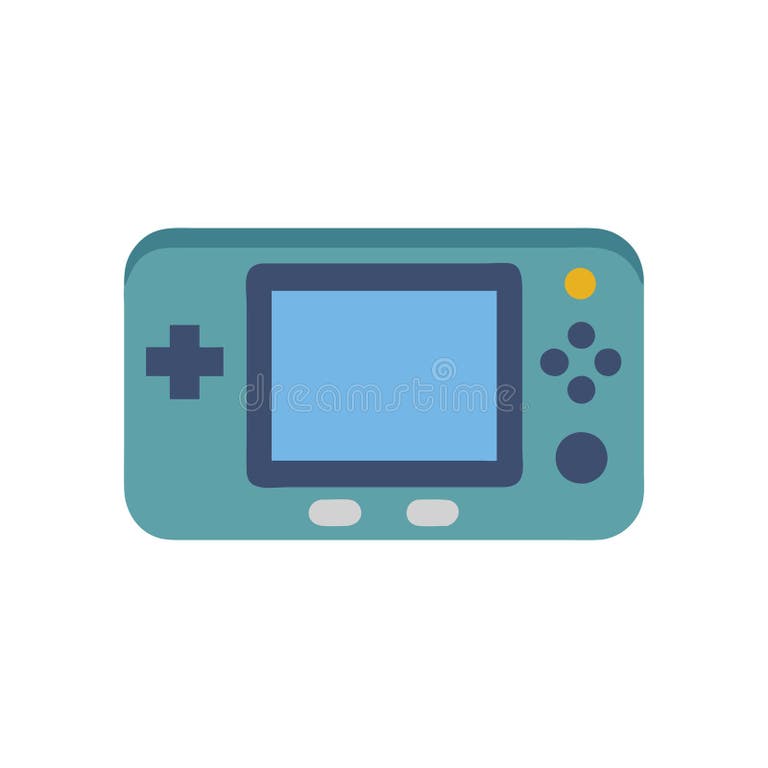Dynamic Handheld Console Icon for Gaming Stock Vector - Illustration of ...