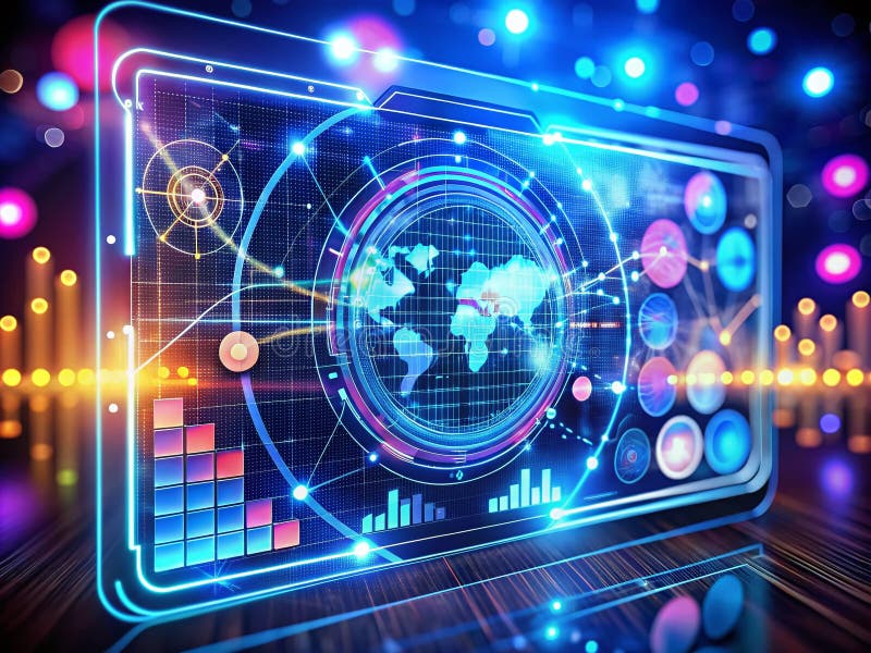 Dynamic HeadUp Display Futuristic Motion Graphics and HUD Interface ...