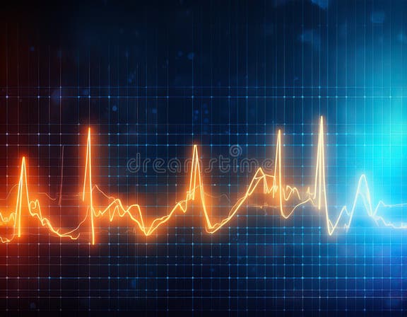 Dynamic Heartbeat Visualization: Modern ECG and Pulse Wave Graphics ...