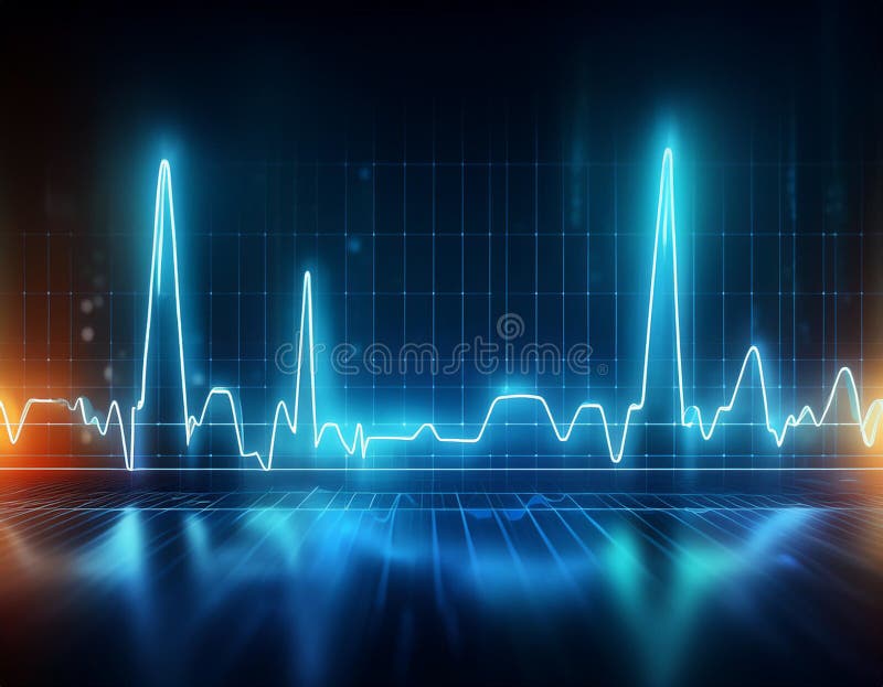 Dynamic Heartbeat Visualization: Modern ECG and Pulse Wave Graphics ...