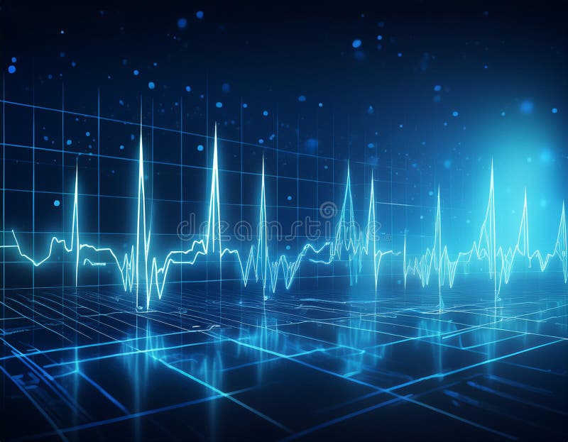 Dynamic Heartbeat Visualization: Modern ECG and Pulse Wave Graphics ...