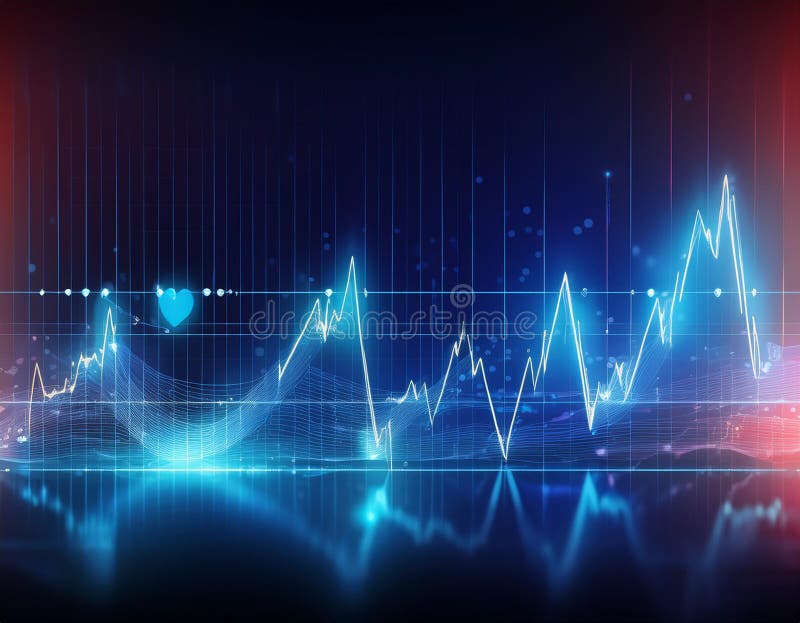 Dynamic Heartbeat Visualization: Modern ECG and Pulse Wave Graphics ...