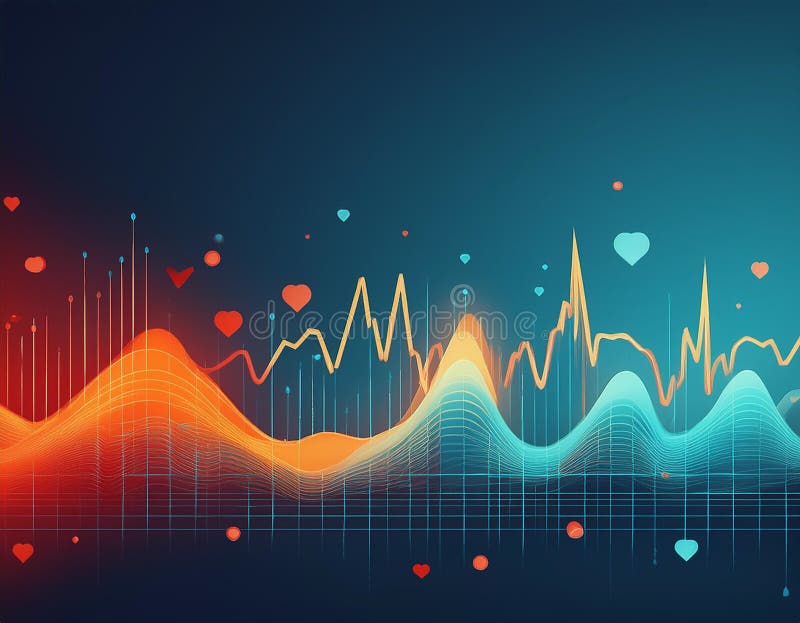 Dynamic Heartbeat Visualization: Modern ECG and Pulse Wave Graphics ...
