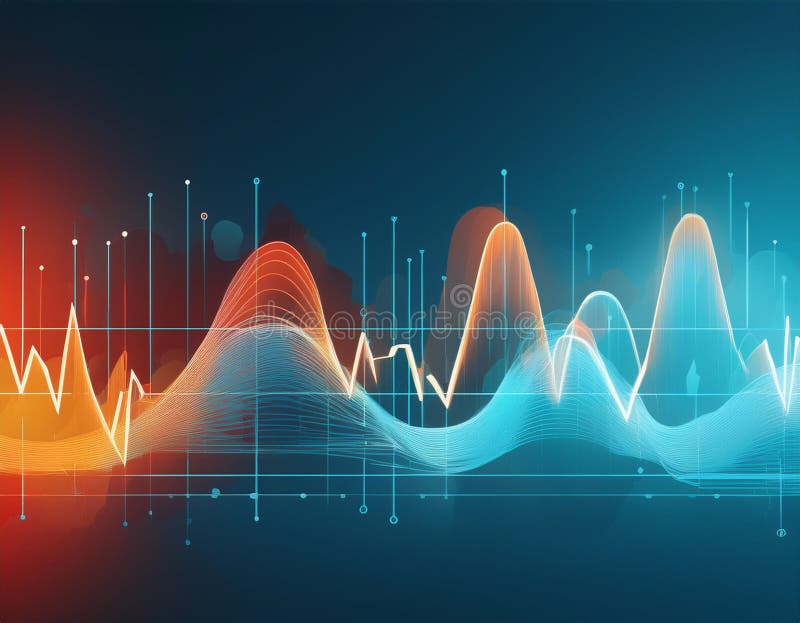Dynamic Heartbeat Visualization: Modern ECG and Pulse Wave Graphics ...