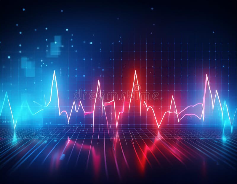 Dynamic Heartbeat Visualization: Modern ECG and Pulse Wave Graphics ...