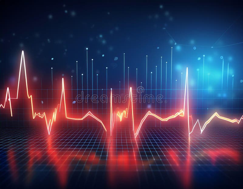 Dynamic Heartbeat Visualization: Modern ECG and Pulse Wave Graphics ...