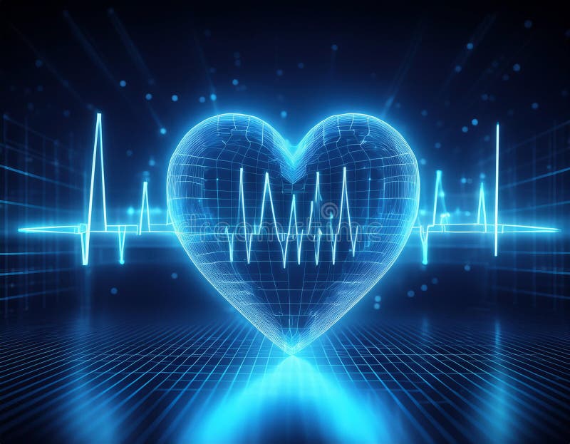 Dynamic Heartbeat Visualization: Modern ECG and Pulse Wave Graphics ...
