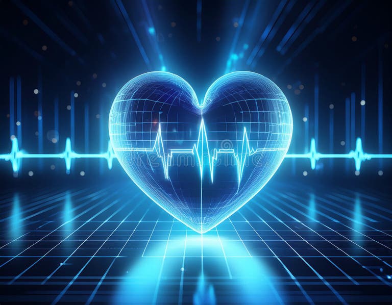 Dynamic Heartbeat Visualization: Modern ECG and Pulse Wave Graphics ...