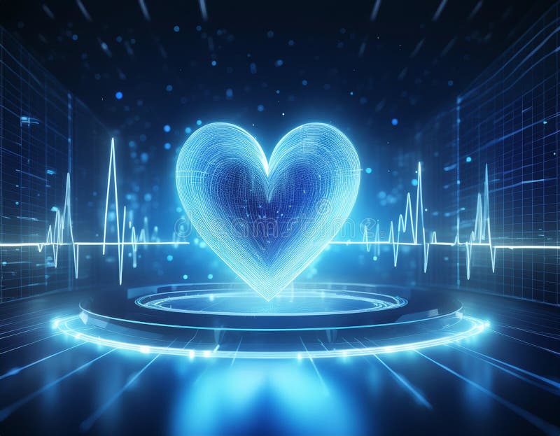 Dynamic Heartbeat Visualization: Modern ECG and Pulse Wave Graphics ...