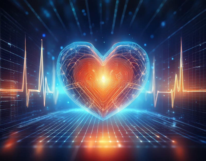 Dynamic Heartbeat Visualization: Modern ECG and Pulse Wave Graphics ...