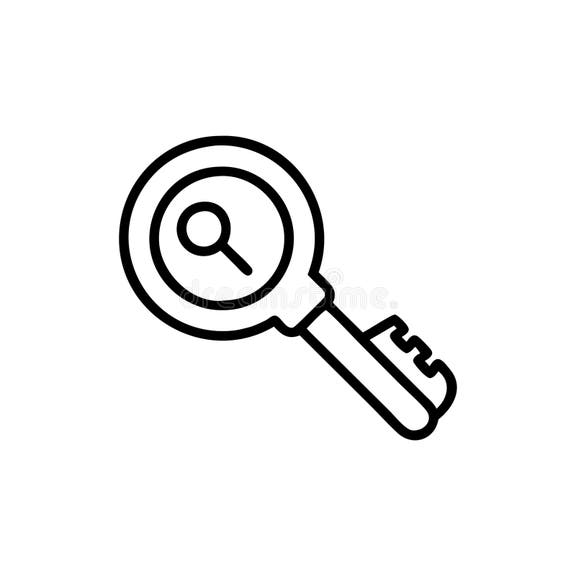 Dynamic Hidden Key Icon for Secrets Stock Vector - Illustration of ...