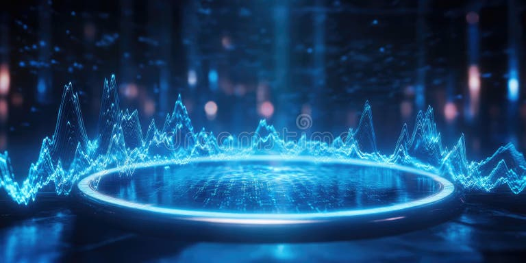 Dynamic Holo-Interface: Floating Holographic Display with Blue Energy ...