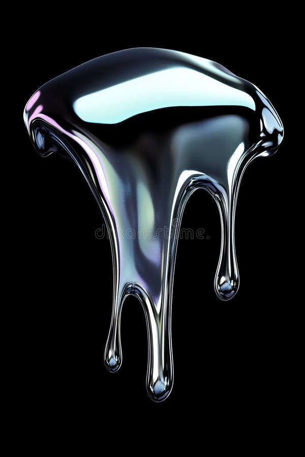 Dynamic Holographic Blob Shape in Liquid Form with Melted Appearance ...