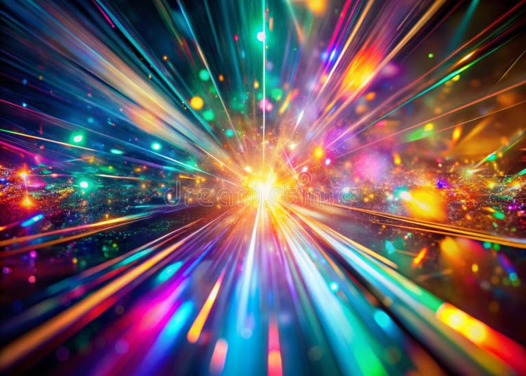 Dynamic Holographic Rays an Abstract Moving Background for Modern ...