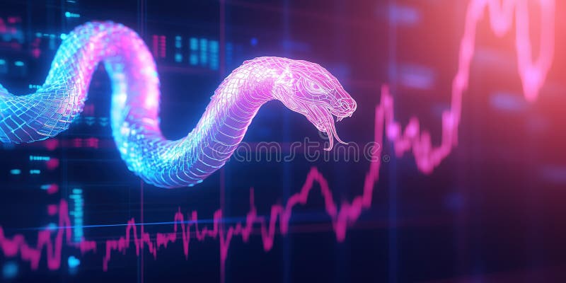 Dynamic Holographic Snake Representing Economic Trends and Data ...