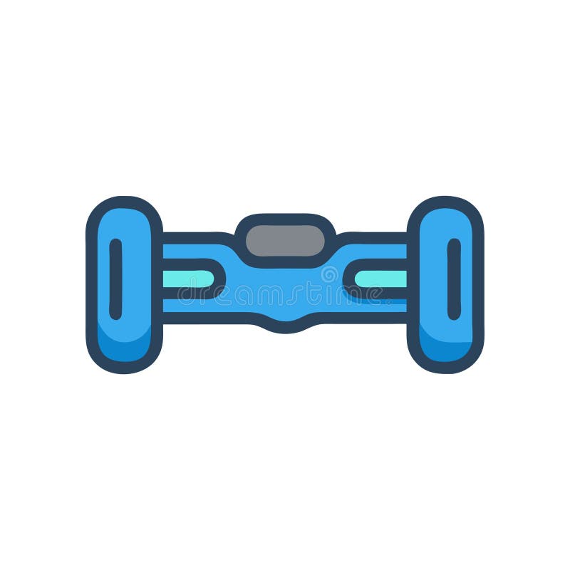 Dynamic Hoverboard Icon for Fun Stock Vector - Illustration of concept ...
