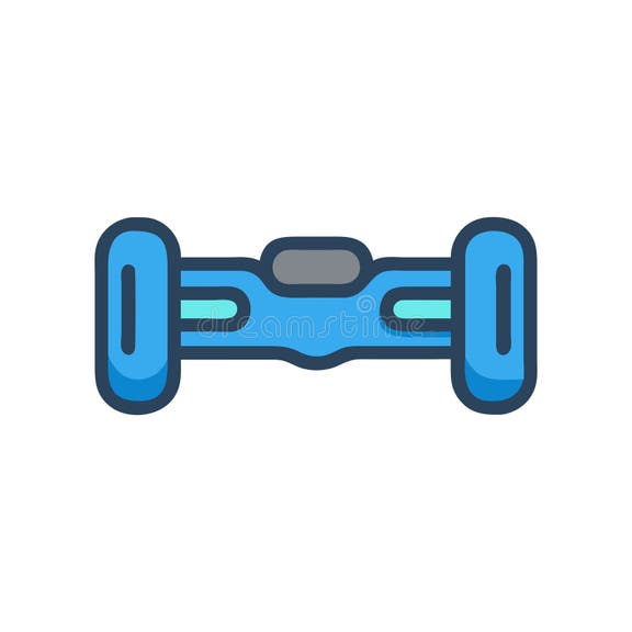 Dynamic Hoverboard Icon for Fun Stock Vector - Illustration of concept ...
