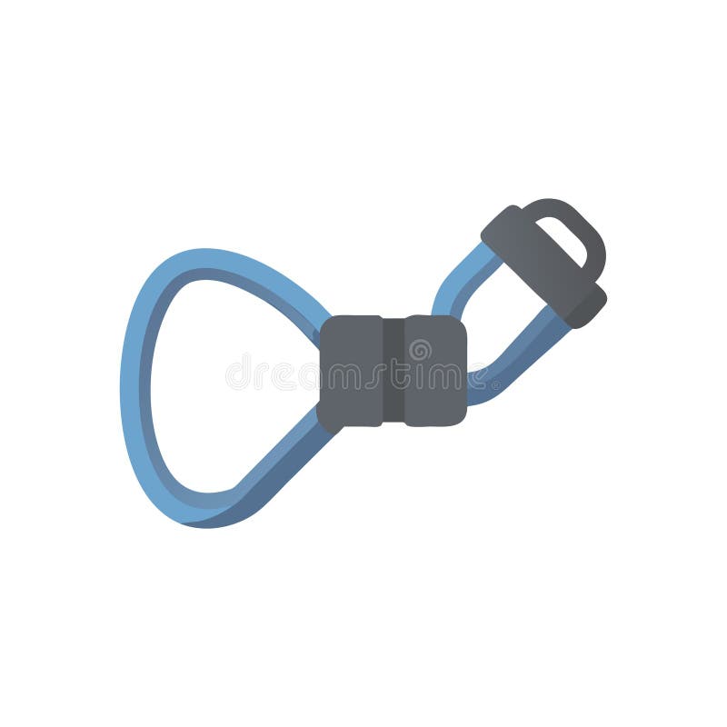 Dynamic Heavy Duty Resistance Band Icon Stock Illustration ...