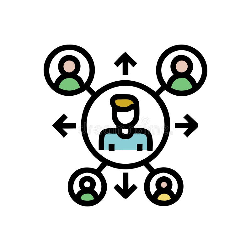 Dynamic Icons for Stakeholder Management Stock Vector - Illustration of ...