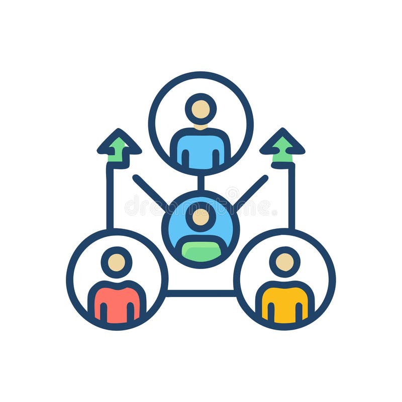 Dynamic Icons for Stakeholder Relationship Strategies Stock Vector ...