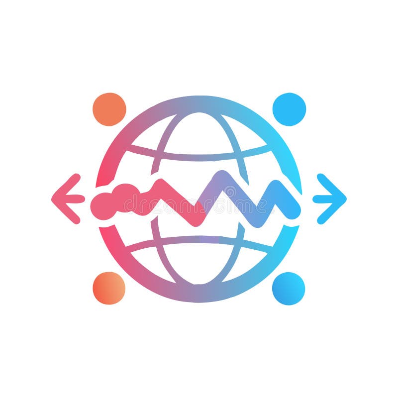 Dynamic Icons for Trade Association Management Stock Vector ...