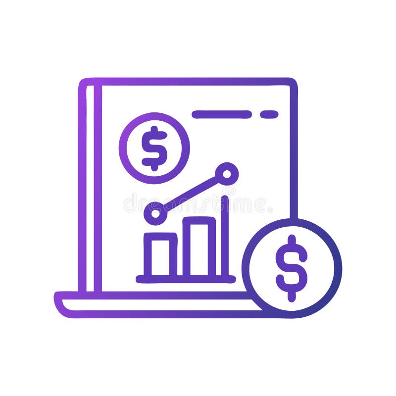 Dynamic Icons for Value Analysis Management Stock Vector - Illustration ...