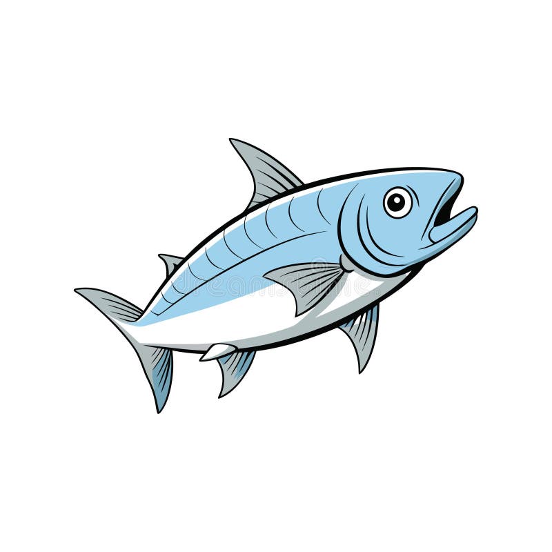 Dynamic Tarpon Fish Illustration with Marine Features Stock Image ...