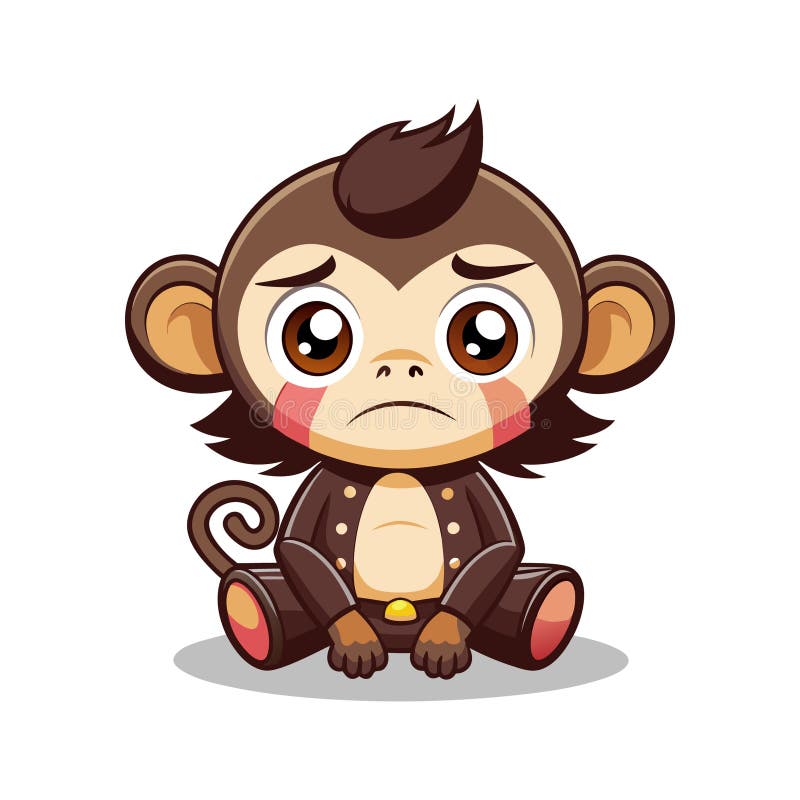 Wounded Monkey Engaging in Model Motorcycling Stock Vector ...