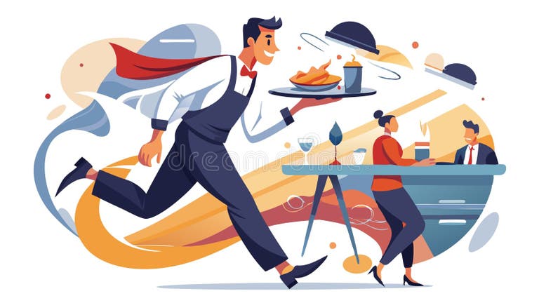 This Dynamic Image Captures the Fluid Movement of a Waiter in Action ...
