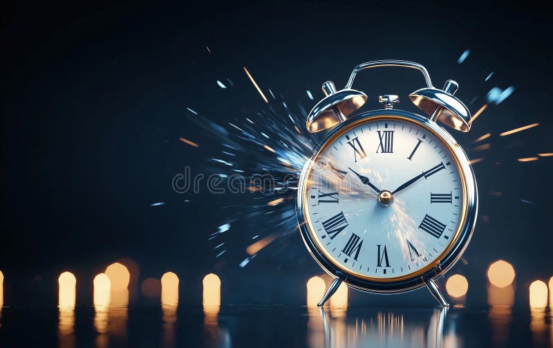 A Dynamic Image of a Clock Shattering, Symbolizing the Urgency of Time ...
