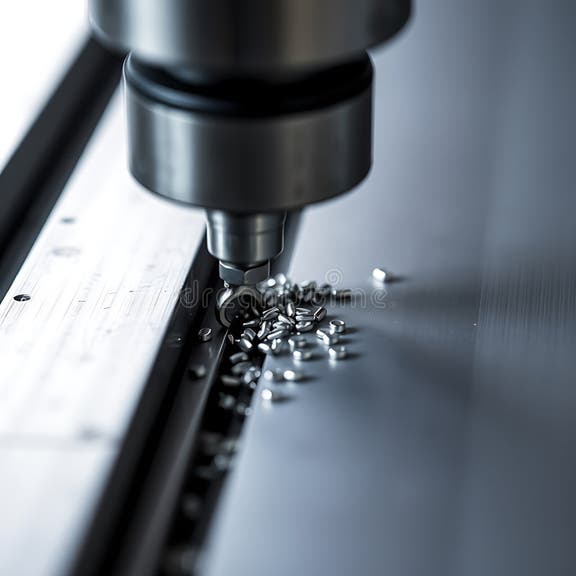 Dynamic Image of a CNC Machine Turret Changing Tools Mid Operation with ...