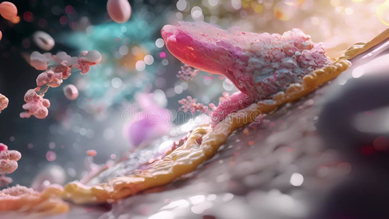 A Dynamic Image of a Hormonesecreting Endocrine Cell with Hormones ...