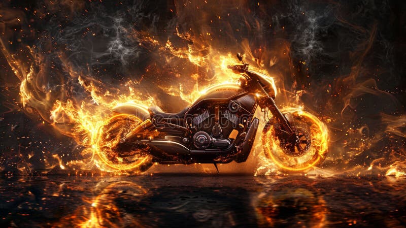 235 Motorcycle Flames Stock Photos - Free & Royalty-Free Stock Photos ...