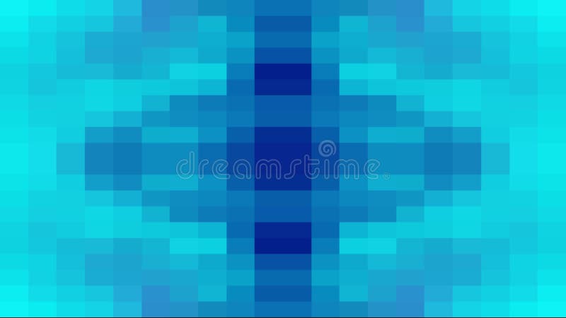 Dynamic Image. a Shape of Blue Squares Spontaneously Changing Against a ...