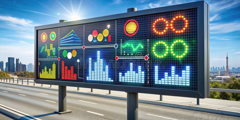 Modern Interactive Road Signs Display RealTime Traffic Information ...