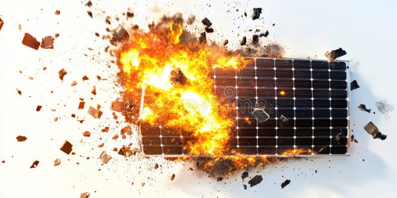 A Solar Panel Explosion Symbolizes the Dangers of Energy Sources ...