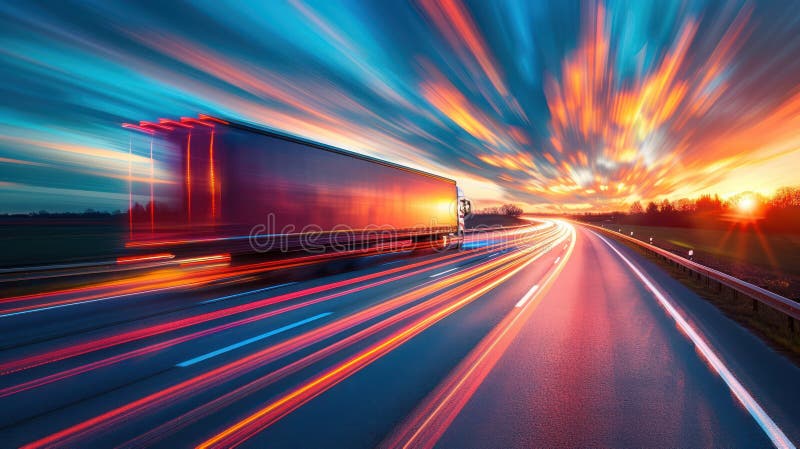 Dynamic Motion Blur Truck Stock Illustrations – 573 Dynamic Motion Blur ...