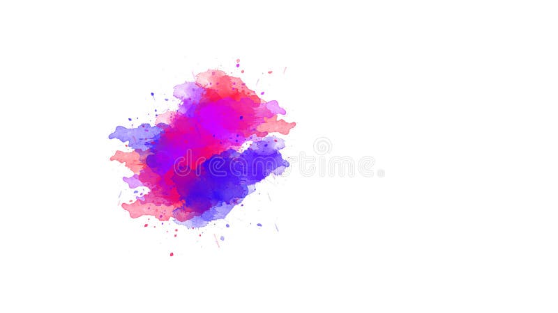 Bold Ink Splash Paint Brush Stroke Art Texture Stock Illustration ...