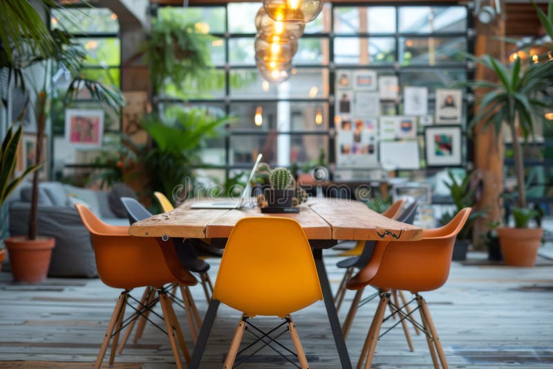 Dynamic Innovation, Creative Young Team Office Space Stock Illustration ...