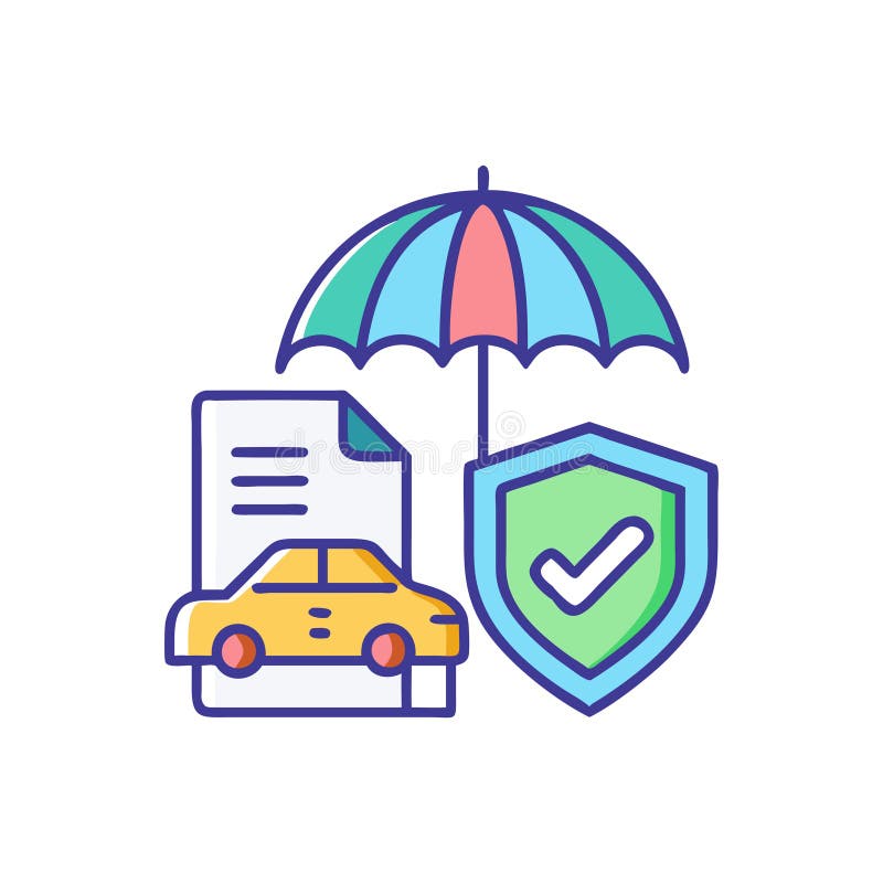 Dynamic Insurance Symbol Illustration Stock Photo - Illustration of ...
