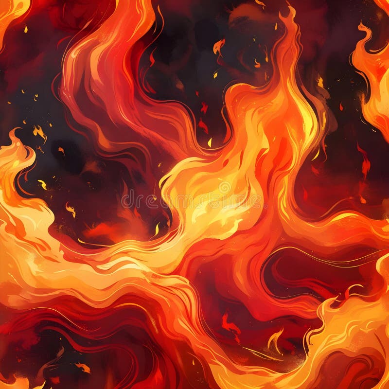 A Dynamic and Intense Abstract Background Resembling Burning Flames ...