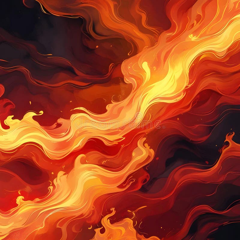 A Dynamic and Intense Abstract Background Resembling Burning Flames ...