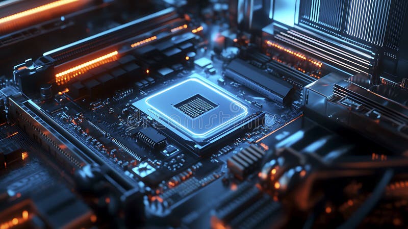 Dynamic Interaction of Light in a Translucent Futuristic Process Stock ...