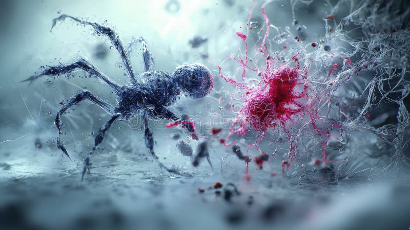 Dynamic Interaction of Micro Creatures in a Futuristic World Digital ...