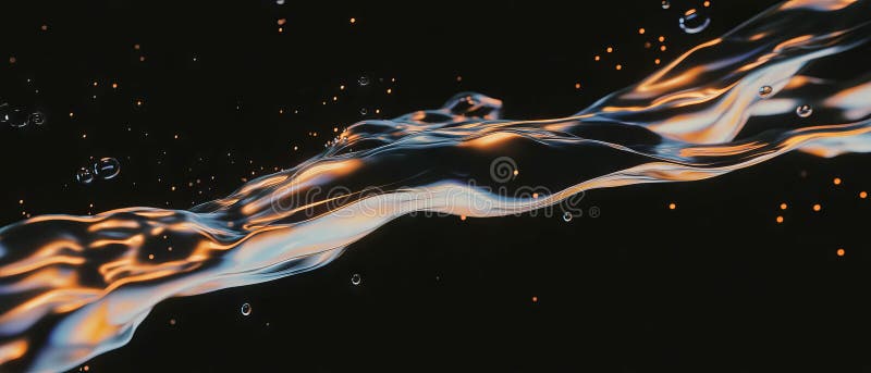 Bubbles Merge and Separate in Fluid Dynamics Against a Black Background ...
