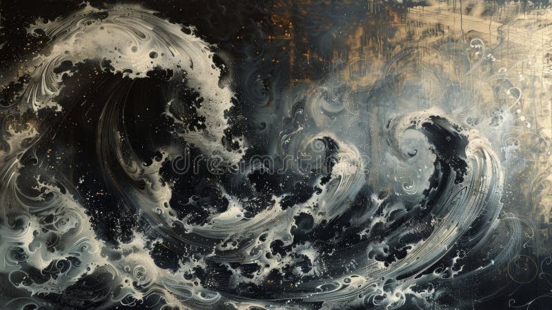 Dynamic Interior Design, Spray-painted Textures and Designs Add ...