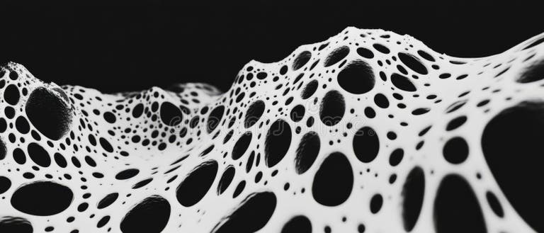 Dynamic Interplay of Chaotic Patterns Creating Visual Intrigue in Black and White Textures Stock ...